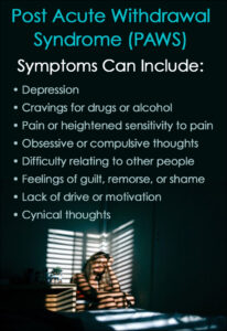 Post Acute Withdrawal Syndrome and PAWS Symptoms